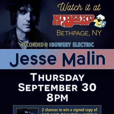 Jesse Malin Songs in Bethpage NY on Sep 30th | AMI Jukebox Concert Bites